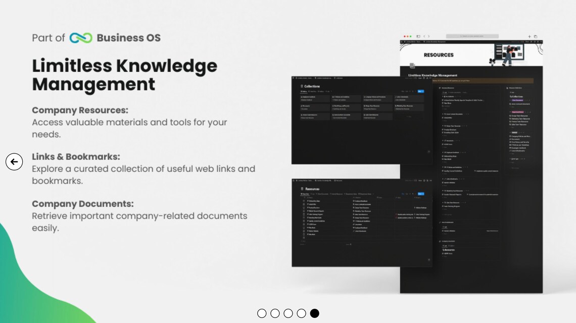 Limitless Business OS Notion Template | All in One Solution for Businesses, Notion Planner, Task ...