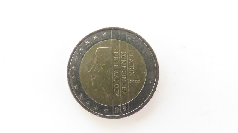 2 Euro Beatrix Koningin Der Nederlanden 2002 Coin. - Etsy
