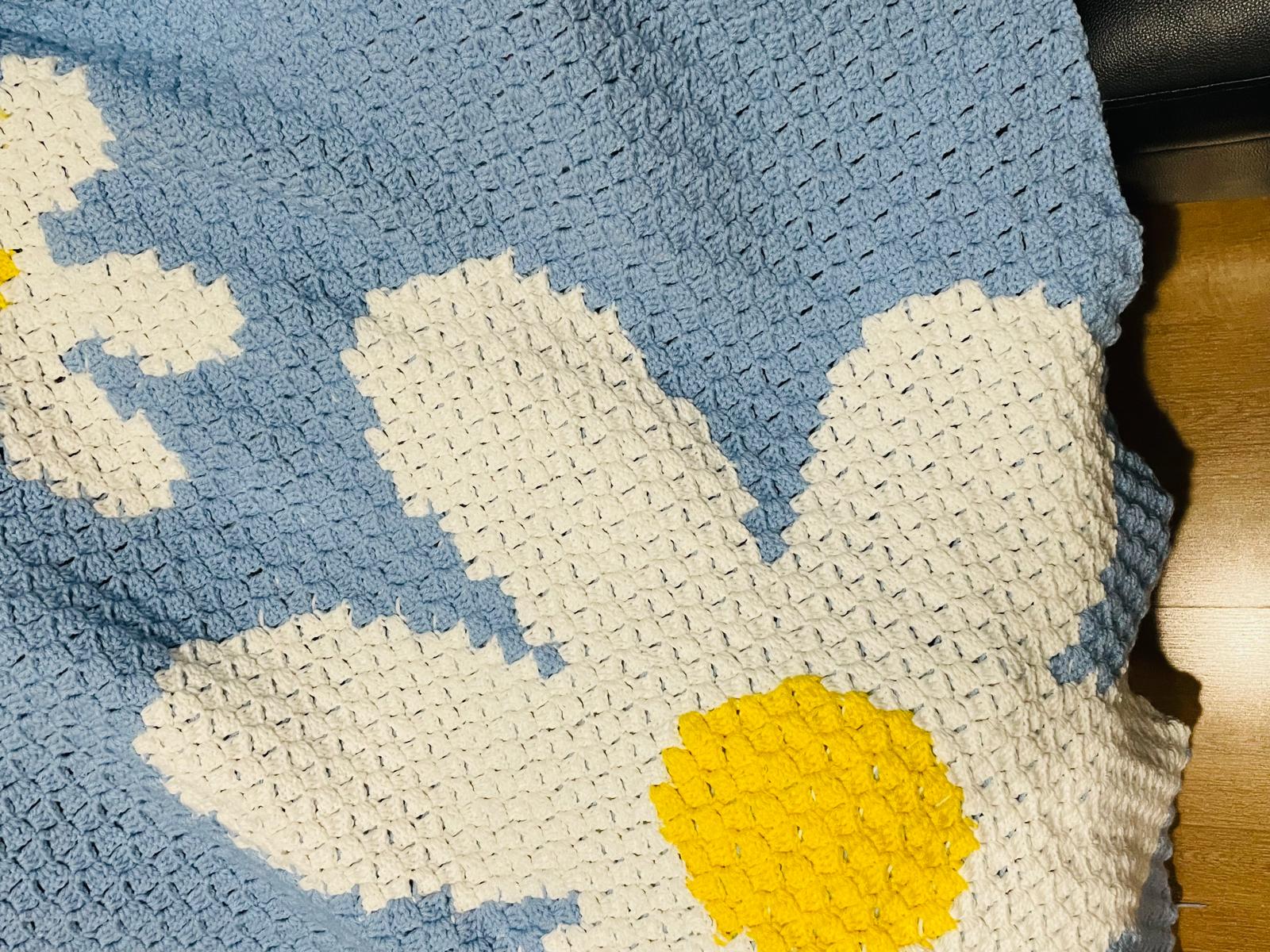 Daisy Graphghan Afghan C2C Crochet Pattern - Instant Download - Color ...