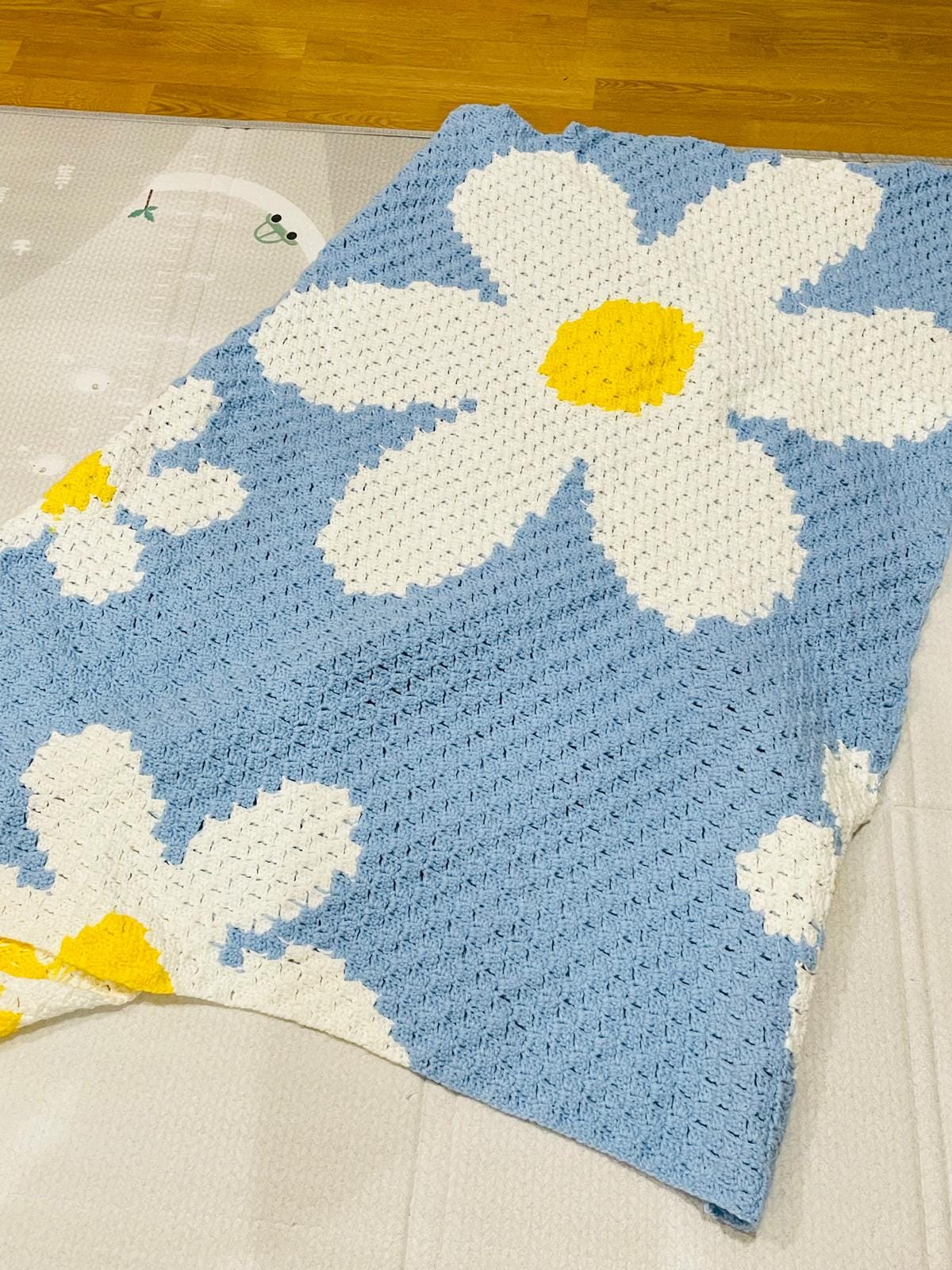 Daisy Graphghan Afghan C2C Crochet Pattern - Instant Download - Color ...