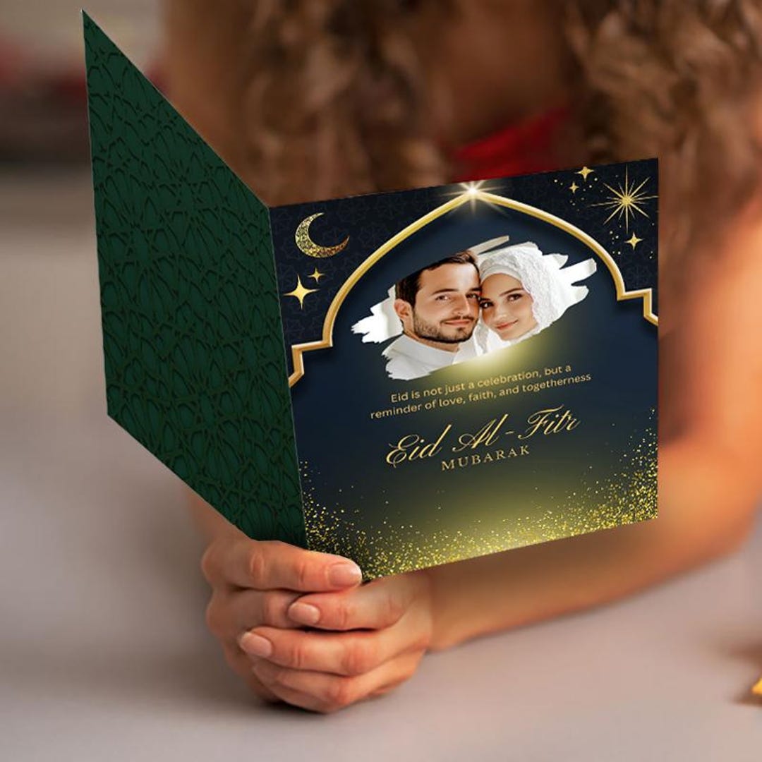 Eid Mubarak Greeting Card | 20+ Canva Templates | Customizable & Easy ...