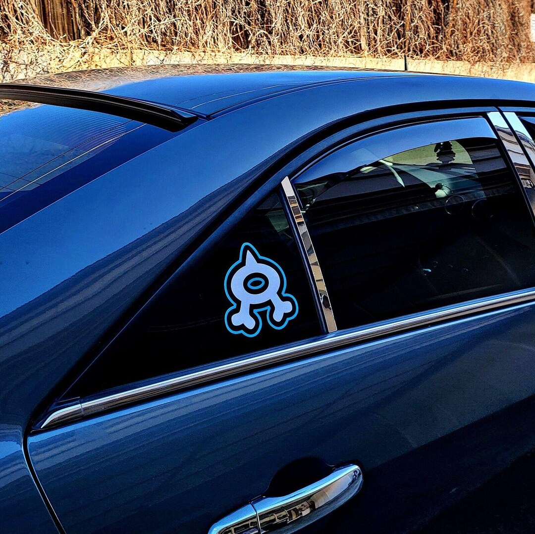 Team Aqua Pokemon Car Decal Pokemon Sapphire Emerald Ruby Car Sticker ...