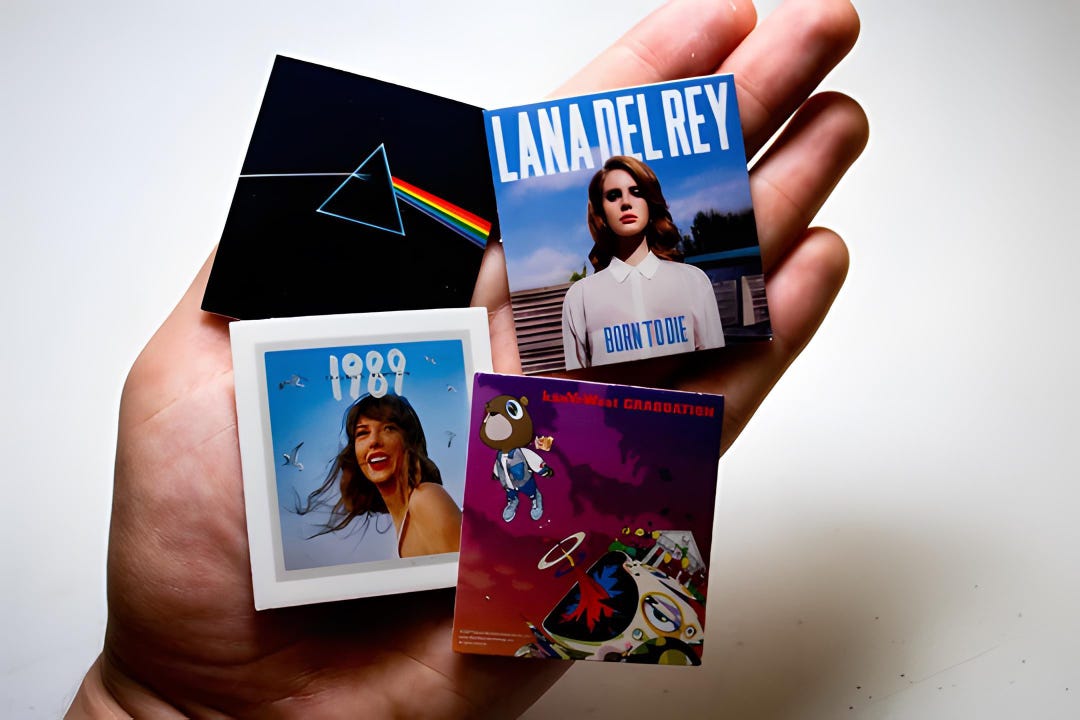 Custom Album Cover Stickers Music Decals Holographic or Glossy ...