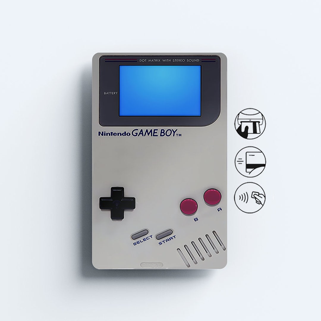 Card Skin Gameboy Detailed Original Game Boy Sticker Glossy or ...