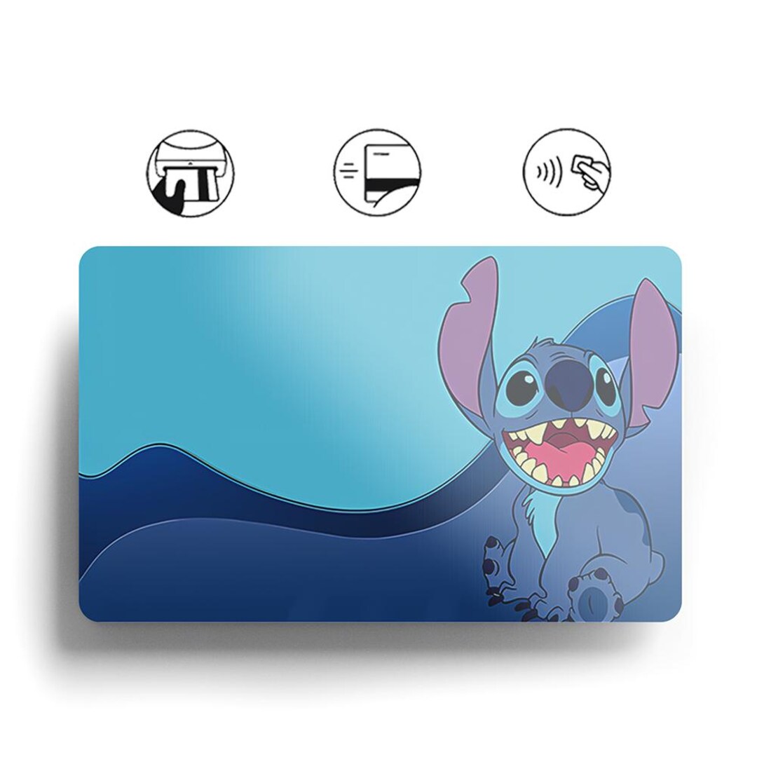 Card Skin Lilo and Stitch Sticker Glossy or Holographic Funny Nostalgic ...