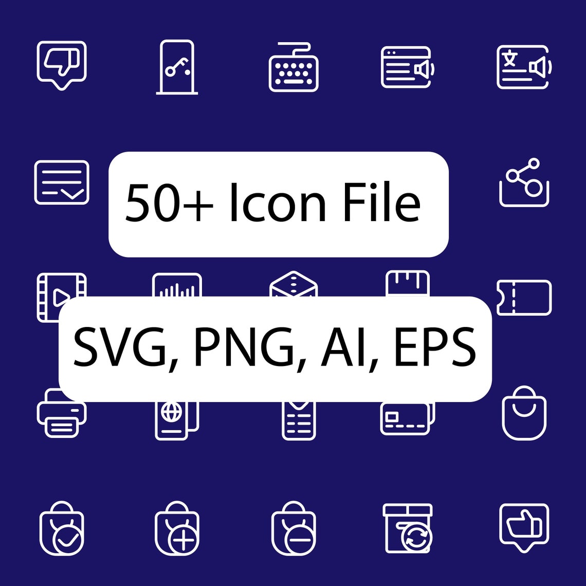 Simple Set of Vector Thin Line Icons. Contains Such Icons as Business ...