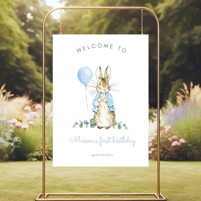Peter Rabbit First Birthday - Etsy