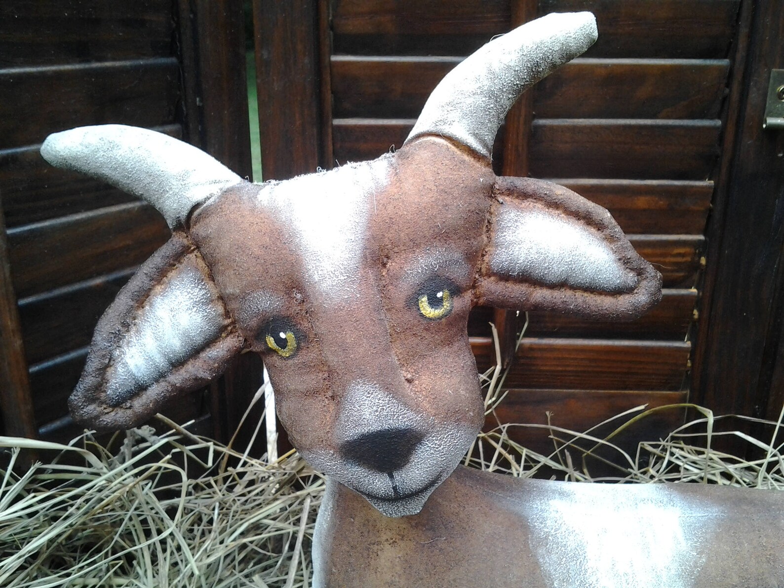 PATTERN Primitive Folk Art Goat Pattern ~ - Etsy