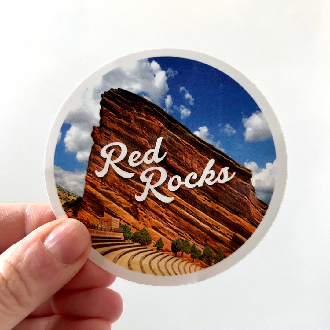 Red Rocks Sticker - Red Rocks Amphitheater Sticker - Red Rocks Souvenir ...