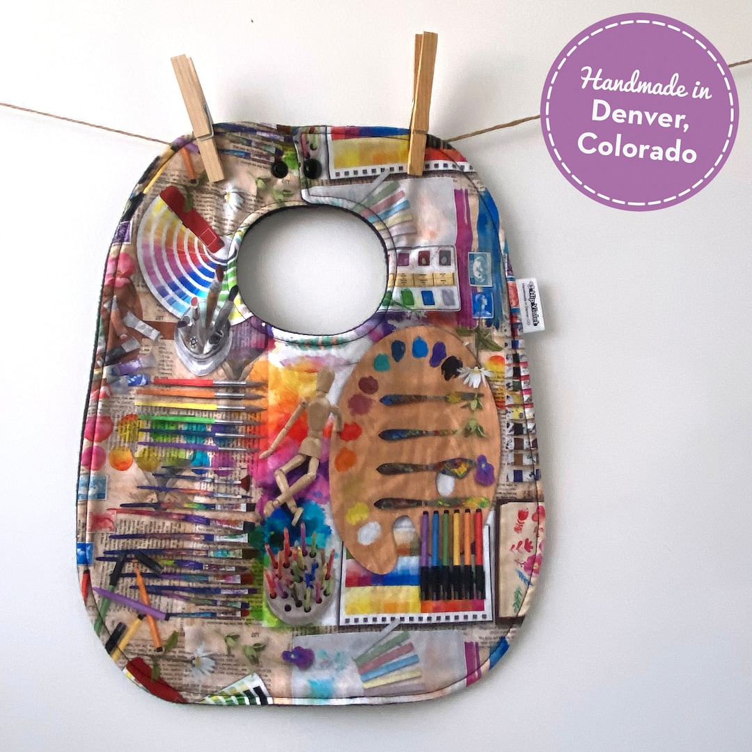 Artist Baby Gift - Artist Baby Bib - Art Baby Gift - Crafter Baby Gift ...