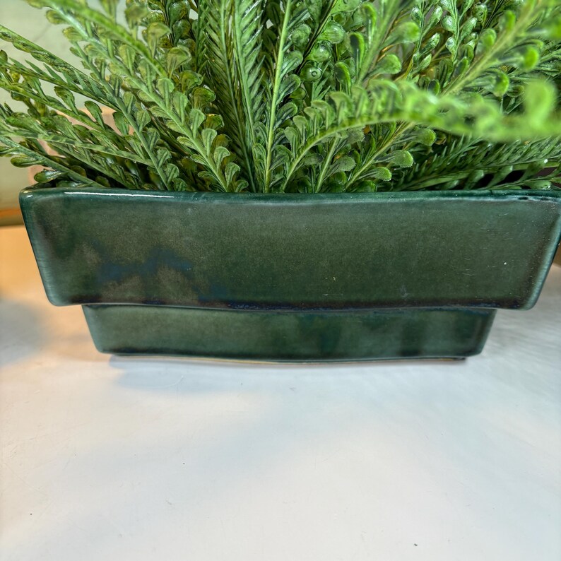Vintage Hull Pottery Planters, F82, F77, Green, Drip Glaze, Mid Century ...
