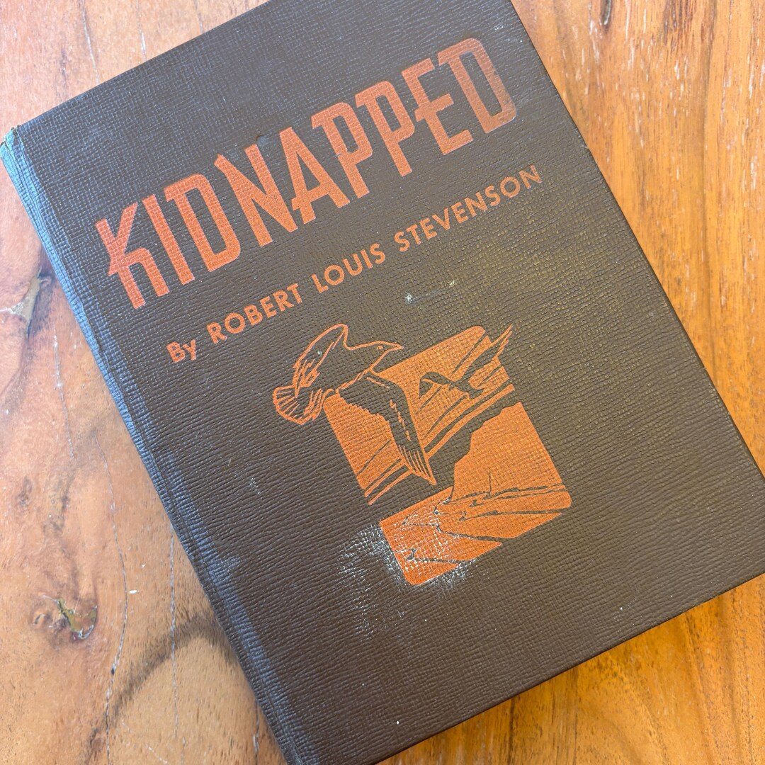 Kidnapped, by Robert Louis Stevenson , Antique Hardcover, Whitman Publishing, 1935, Racine WI ...