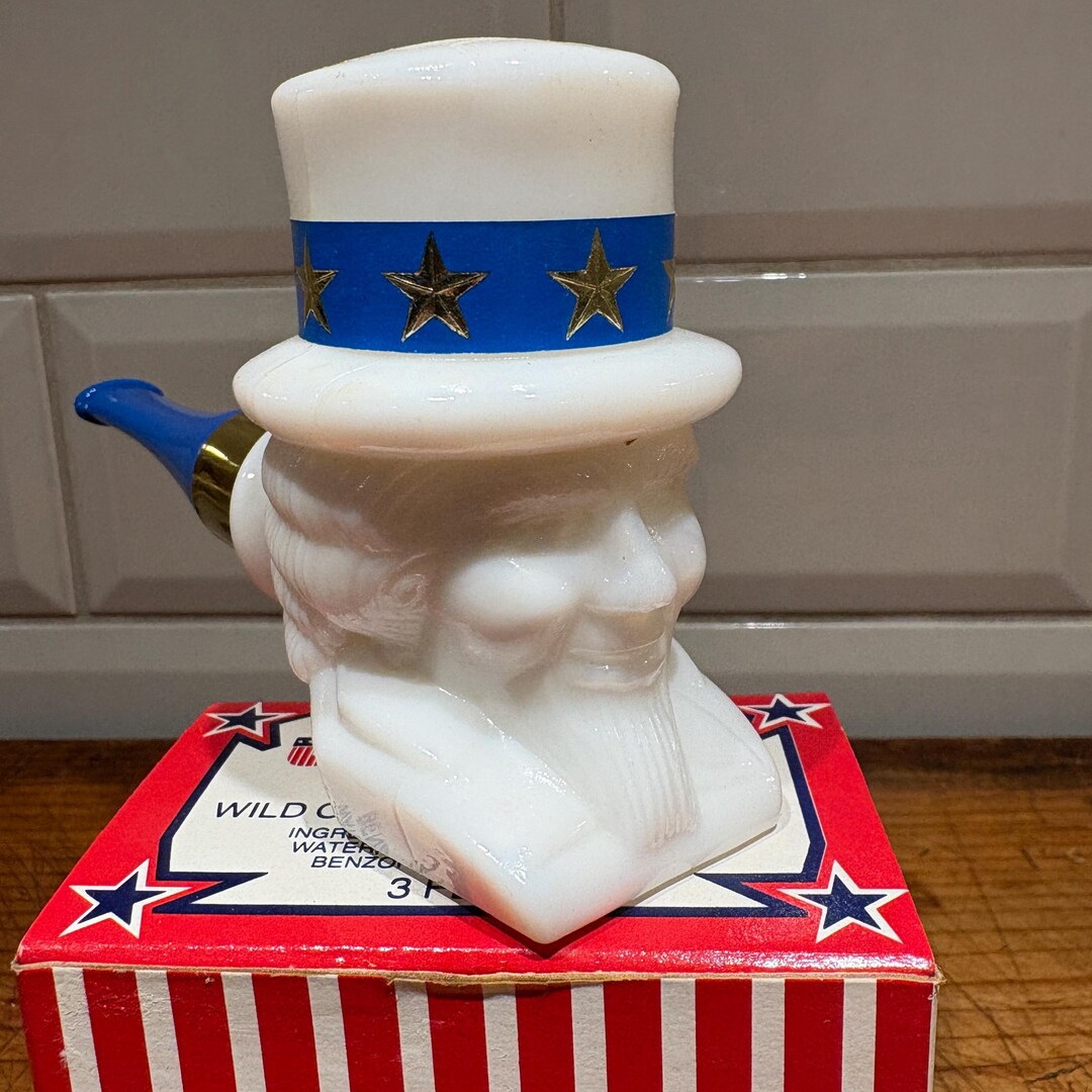 Vintage Avon Bicentennial Cologne Bottle: Uncle Sam Pipe, 1976 - Etsy