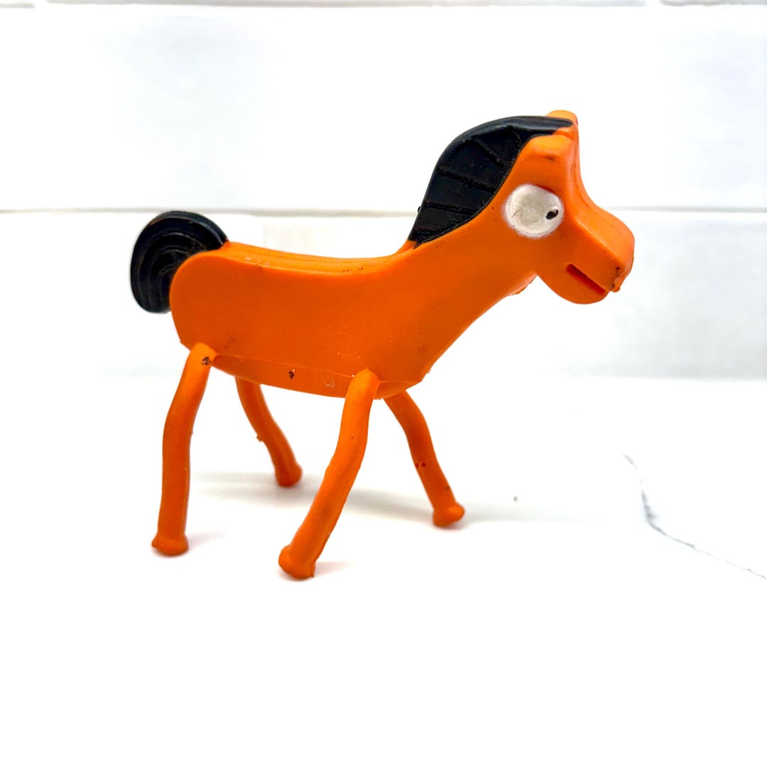 Vintage Pokey the Horse Posable Rubber Figurine, Jesco, Made in Hong ...
