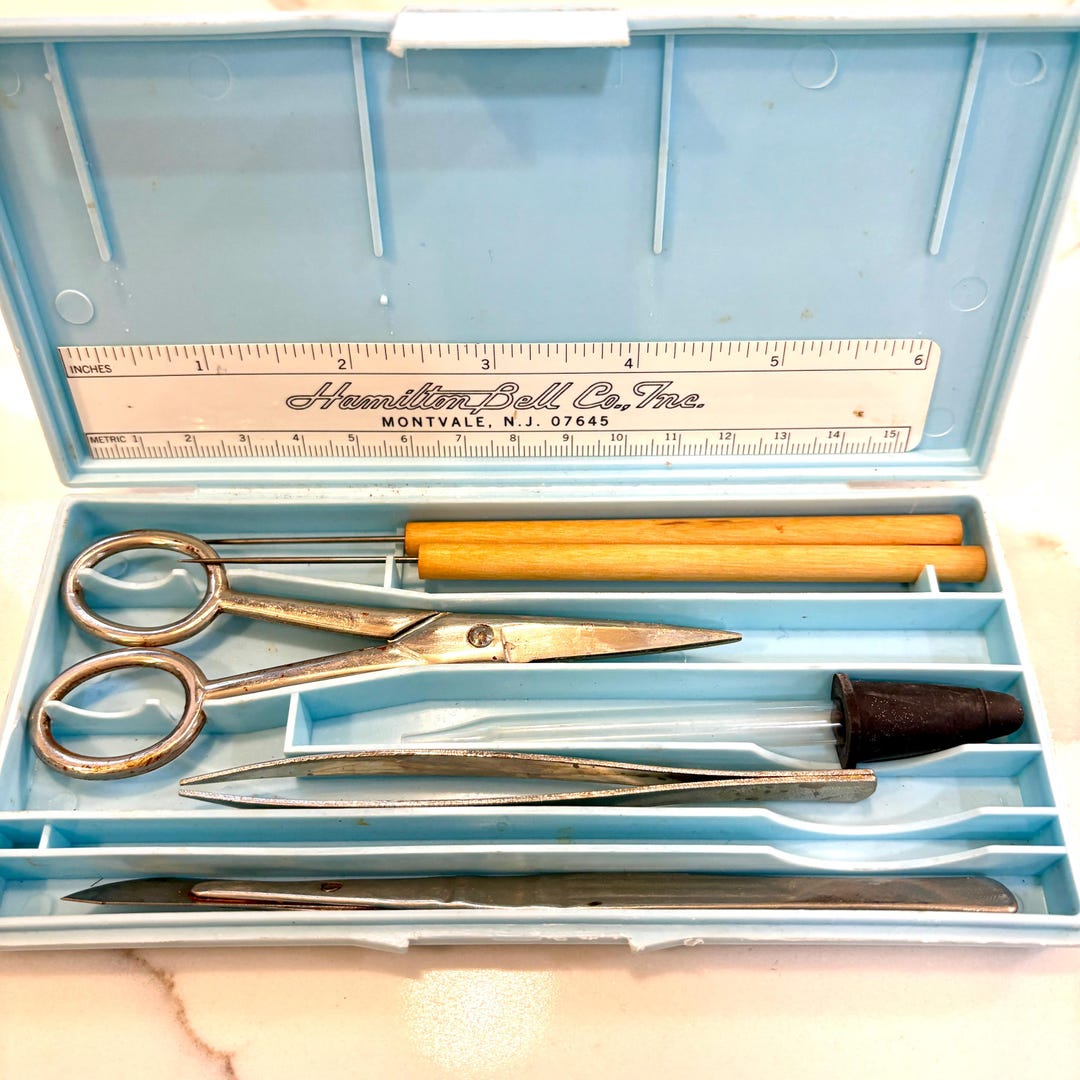 Vintage Hamilton Bell Co. Dissection Kit, Montvale New Jersey, Complete ...