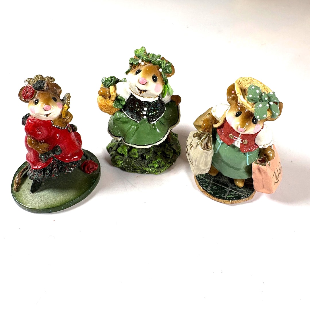 Retired Wee Forest Folk Mouse Figurines: Collectible Home Decor - Etsy