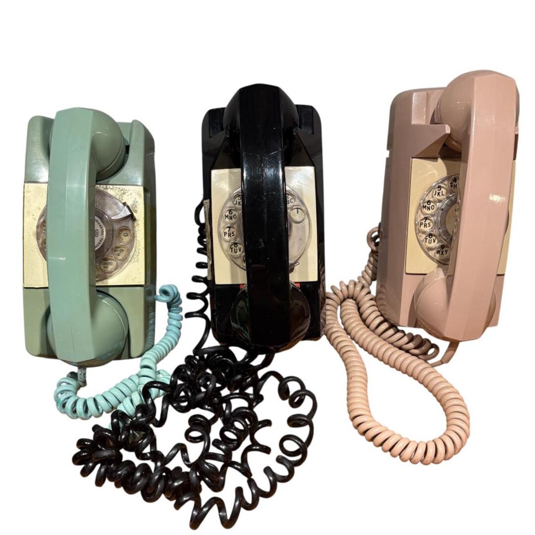 Vintage Mid-century Rotary Phones, GTE Starlite, Wall & Desk Phones - Etsy