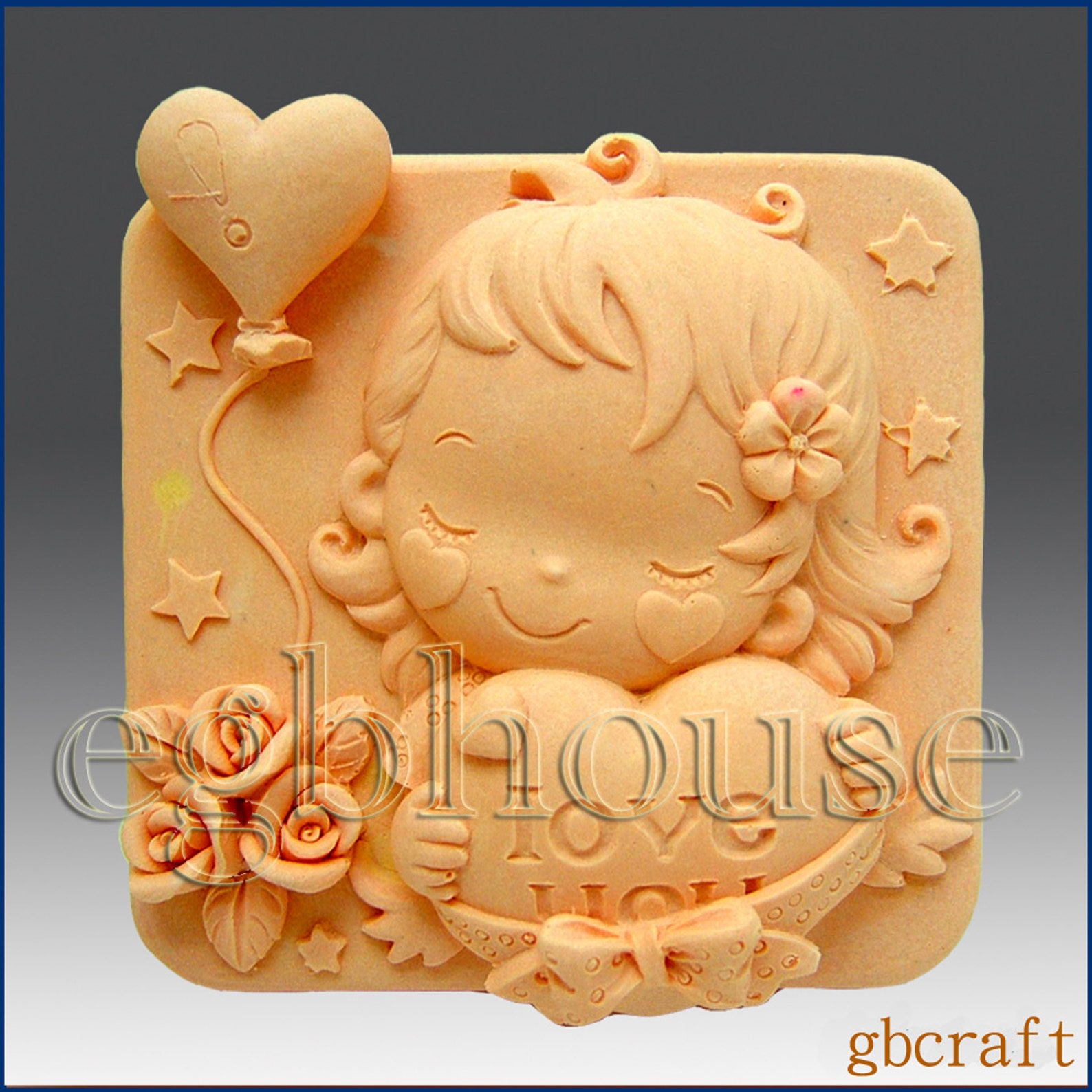 2D Silicone Soap/polymer Clay/cold Porcelain Clay/plaster - Etsy