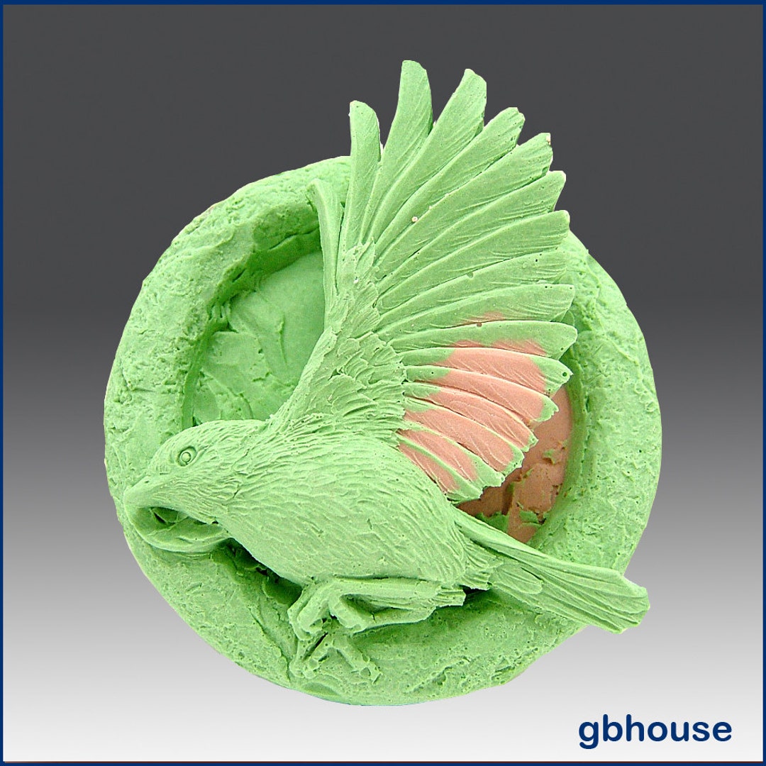 2D Silicone Soap/polymer Clay/cold Porcelain Clay/plaster Mold - Song ...