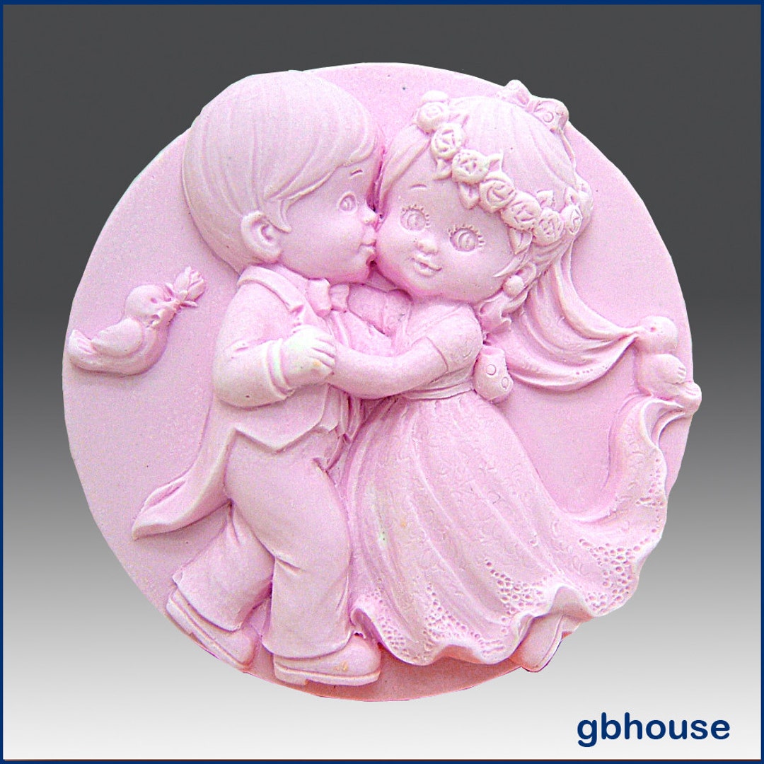 2D Silicone Soap Mold - Wedding Dance - Etsy