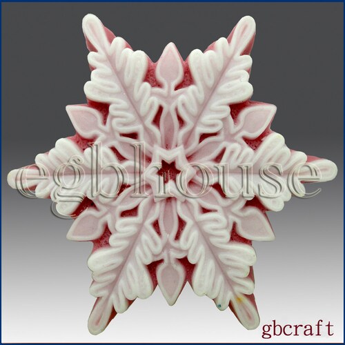 2D Silicone Soap Mold Snowflake No. 9 - Etsy