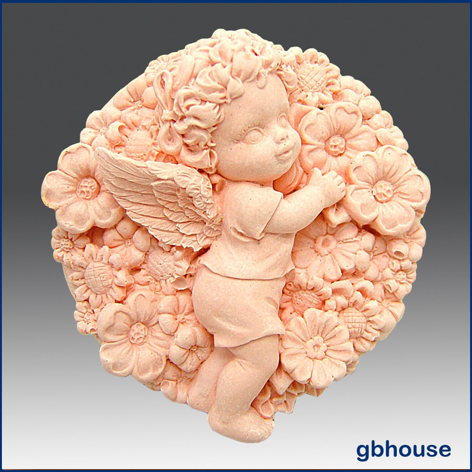 2D Soap and Candle Mold Fairy Flora in Her Blooming Garden - Etsy