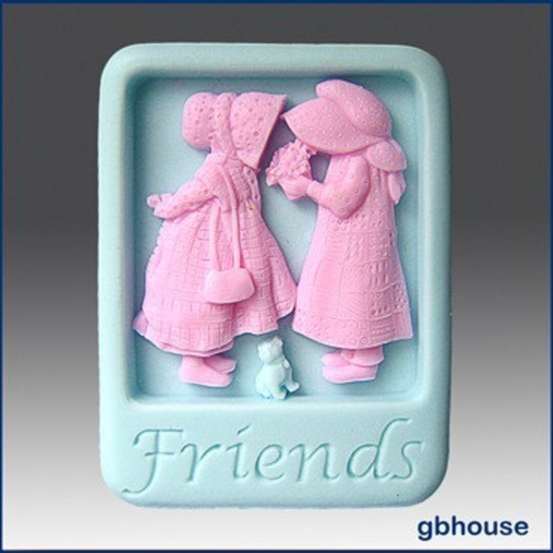 2D Silicone Soap/polymer Clay/cold Porcelain Clay/plaster Mold ...