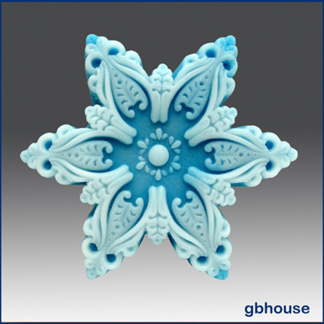 Silicone Soap N Floating Candle Mold Snowflake 5 - Etsy