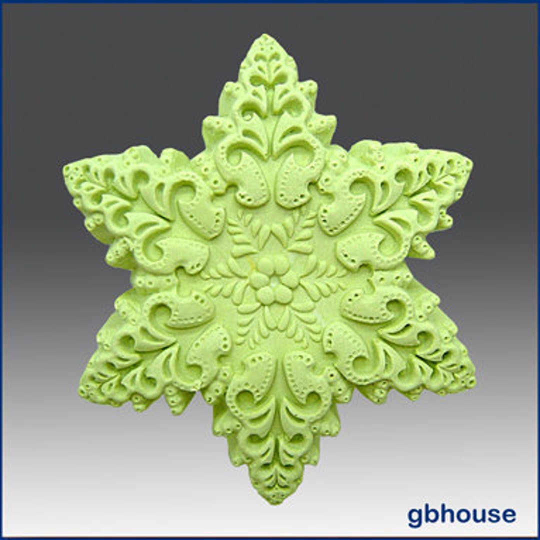 Silicone Soap N Floating Candle Mold Snowflake 3 - Etsy