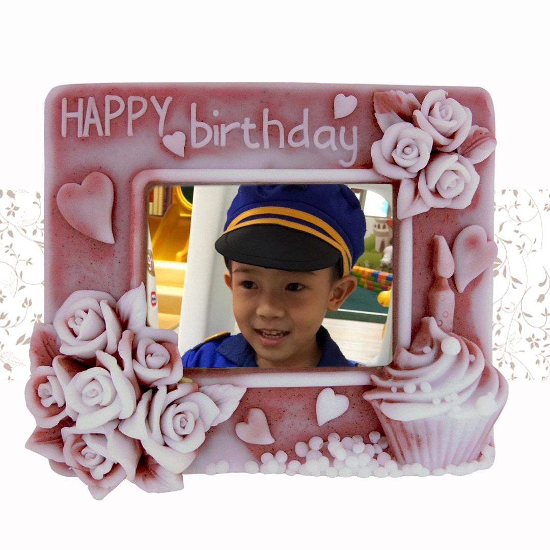 Happy Birthday Day Photo Frame - 2d Handmade Custom Soap - Etsy