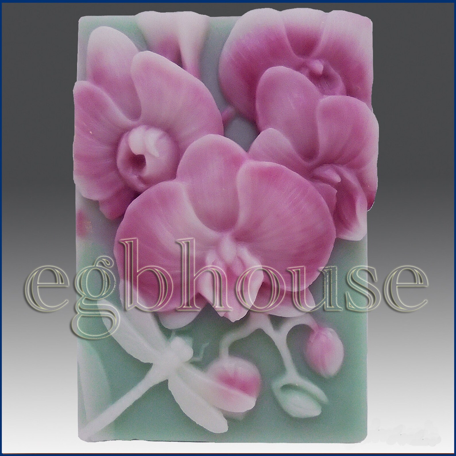 2D Silicone Soap/polymer/clay/cold Porcelain Mold Orchid - Etsy
