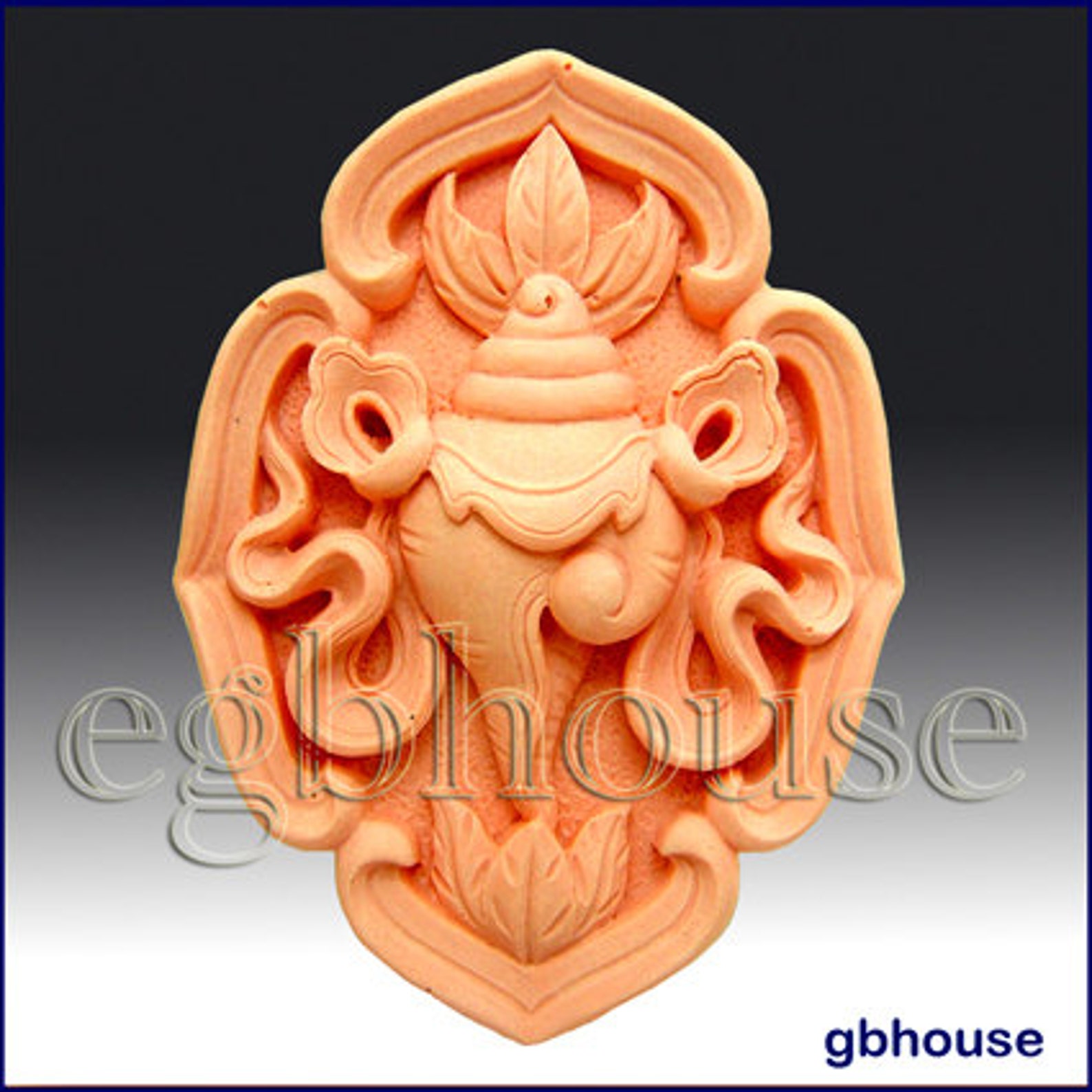 2D Silicone Soap Mold Buddhist Conch Tibetan Topic | Etsy