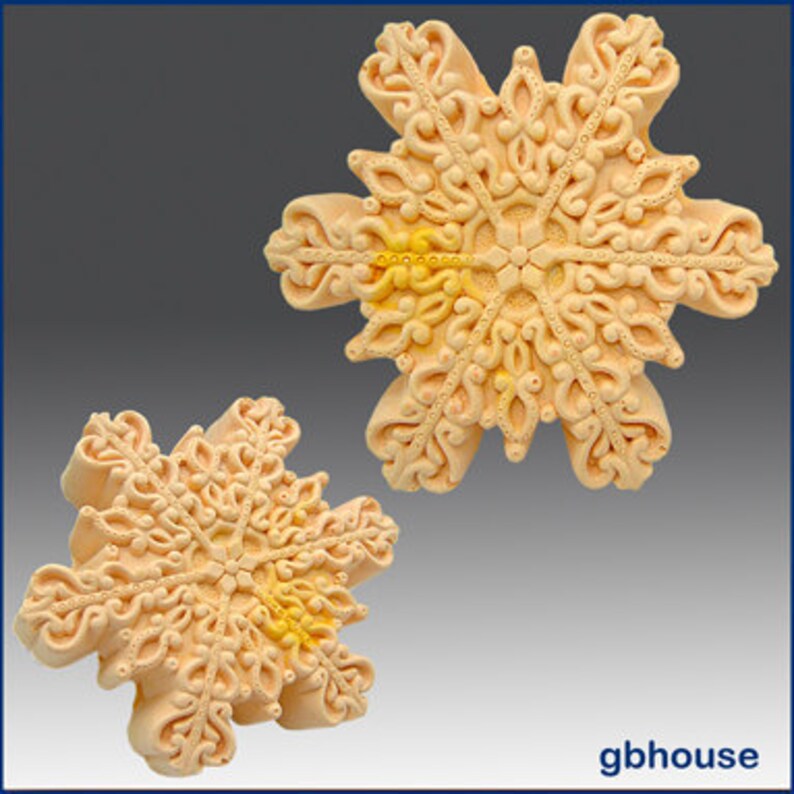Silicone Soap N Floating Candle Mold Snowflake 8 - Etsy
