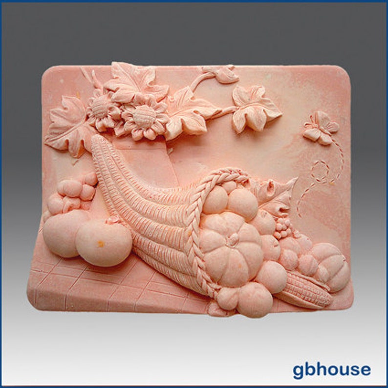 2D Soap Silicone Mold Fall Cornucopia Buy From Original - Etsy