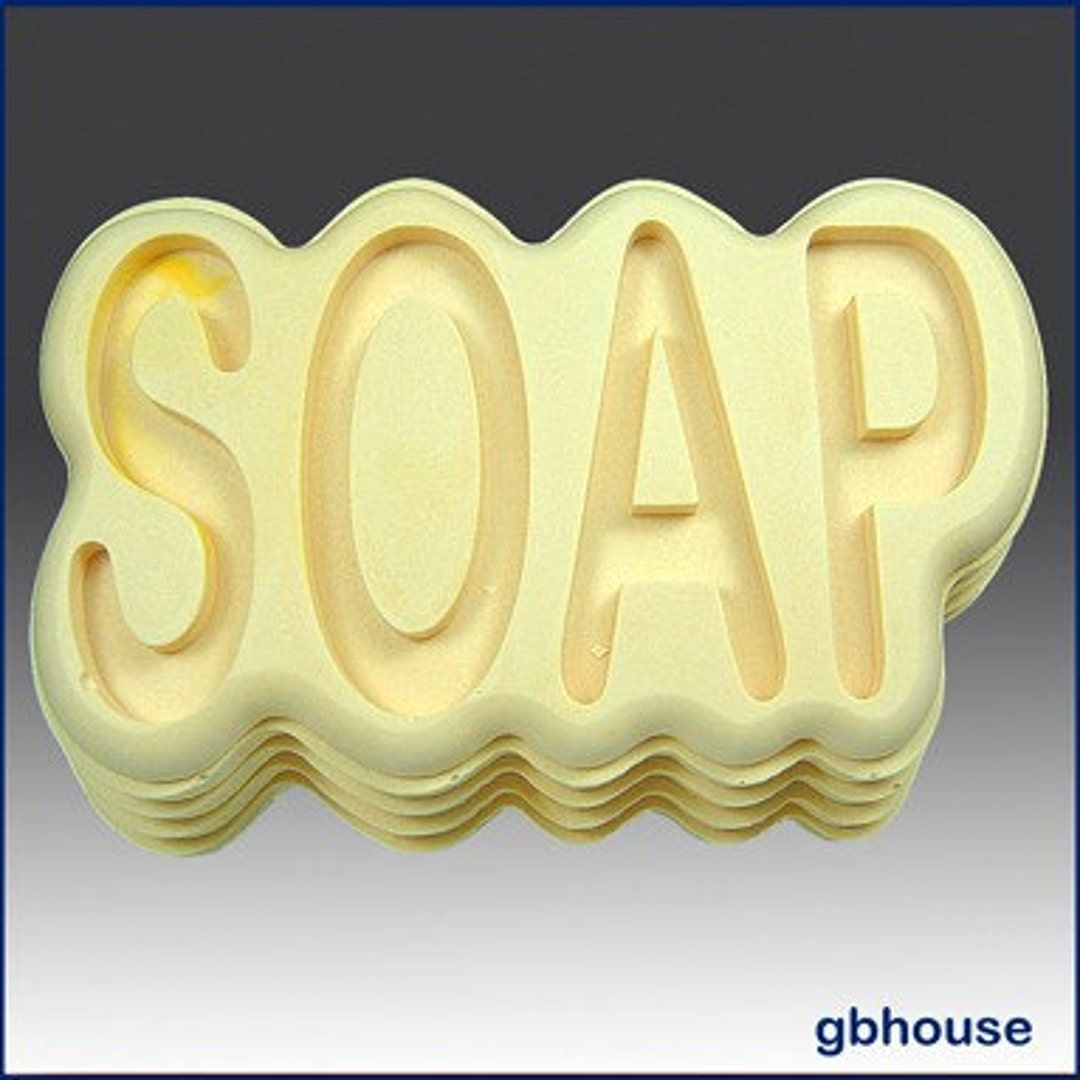 2D Silicone Soap/polymer Clay/cold Porcelain Clay/plaster Mold- Great ...