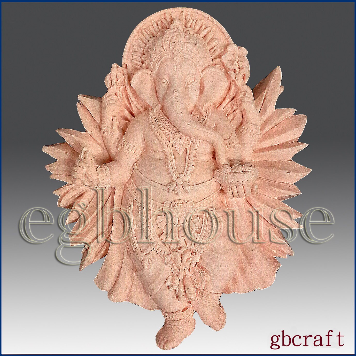 2D Silicone Soap/polymer/clay Mold-ganesha Surrounding With - Etsy
