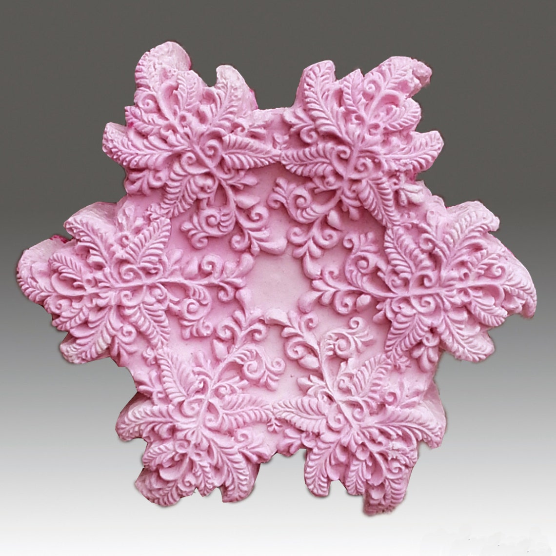 Lace Snowflake Detail of High Relief Sculpture Silicone - Etsy