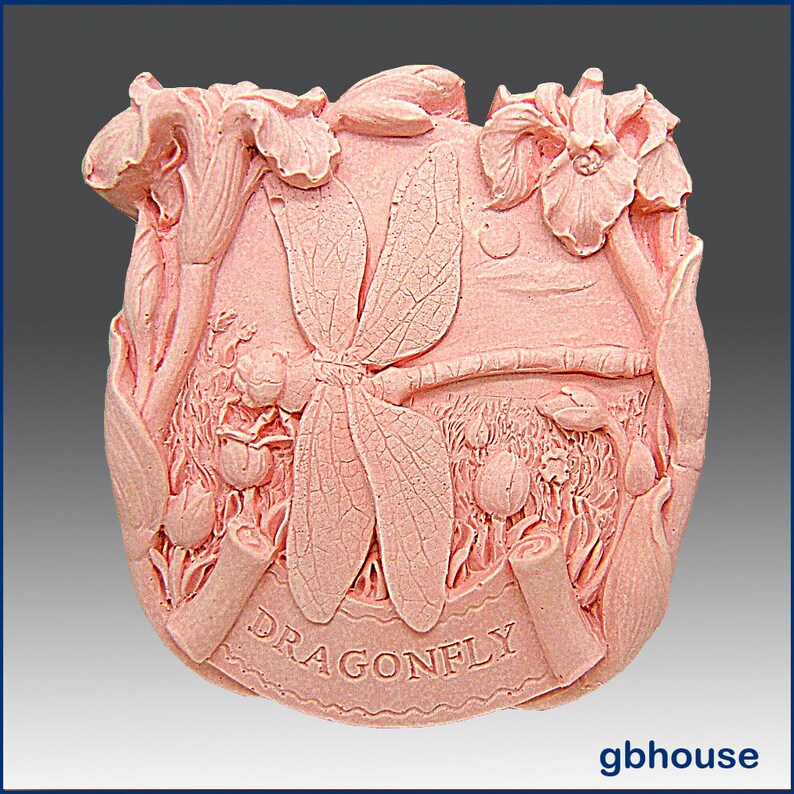 2D Silicone Soap/polymer Clay/cold Porcelain Clay/plaster Mold Garden ...