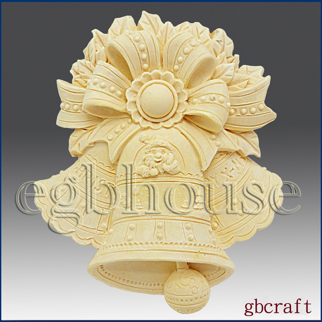 2D Silicone Soap Mold - Kringle Bells - Etsy