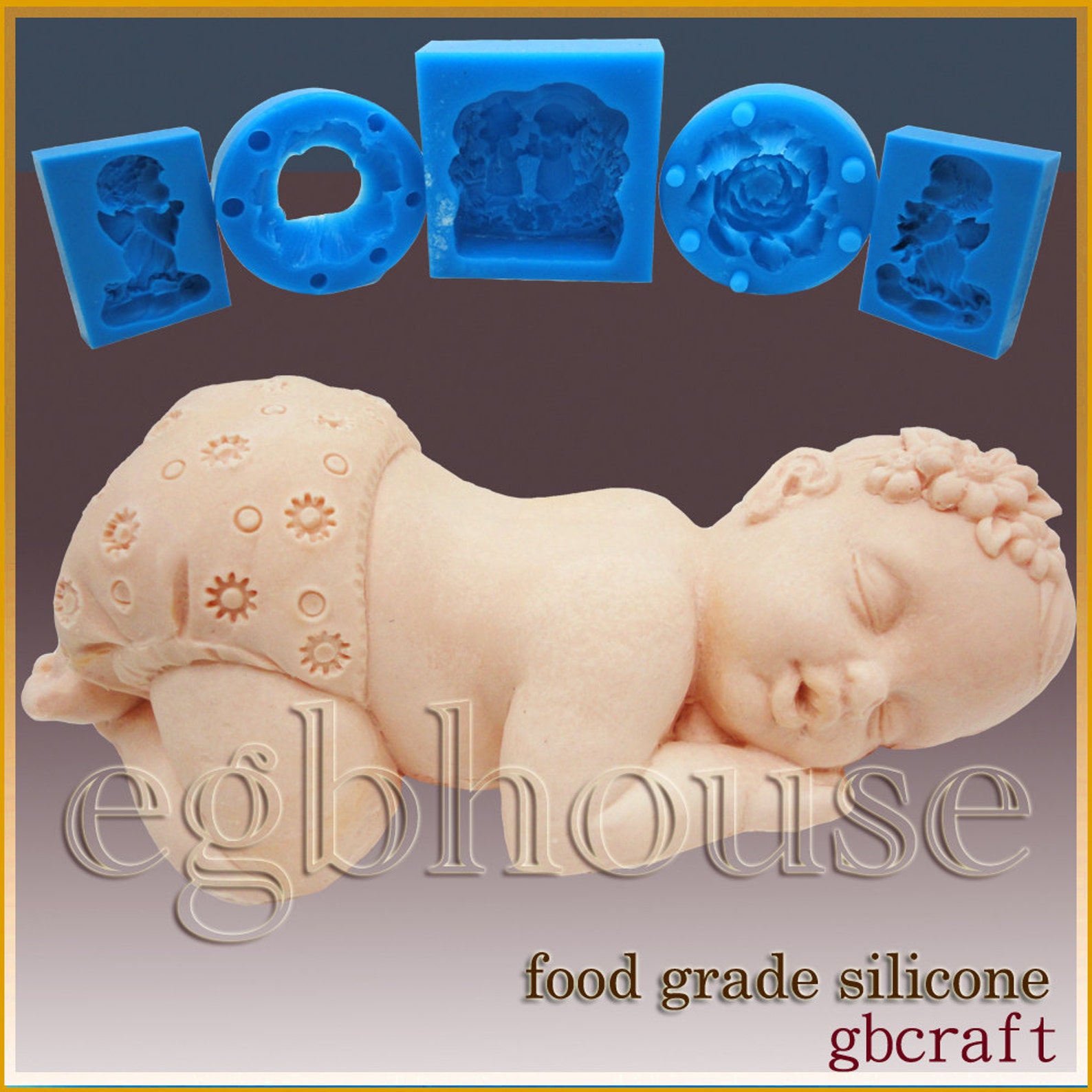 2D Silicone Soap/sugar/fondant/chocolatemold-welcome to Our - Etsy