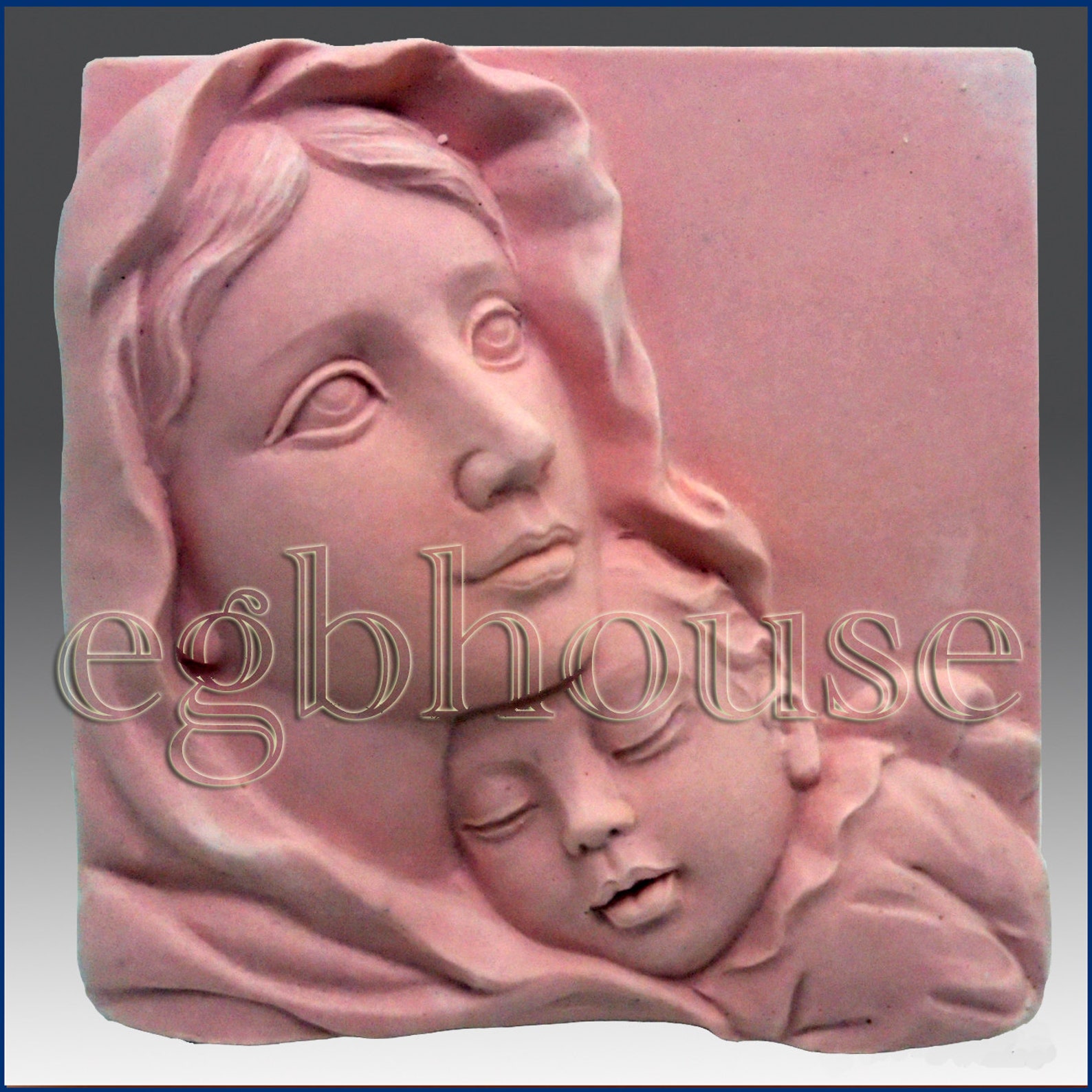 2D Silicone Soap/plaster/clay/cold Porcelain Mold-madonna and | Etsy