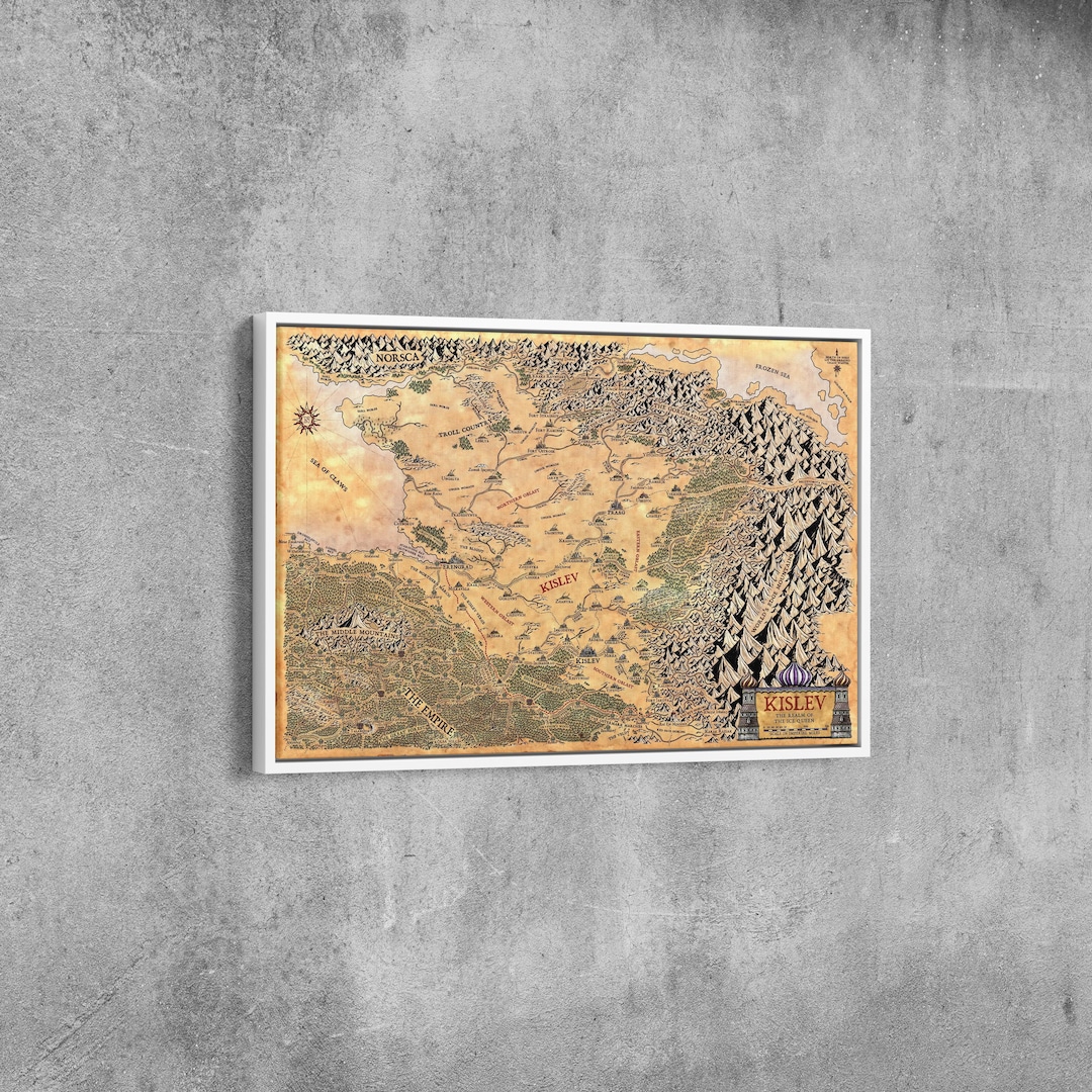 KISLEV Warhammer the Empire Old World Fantasy Map,warhammer Series,map ...