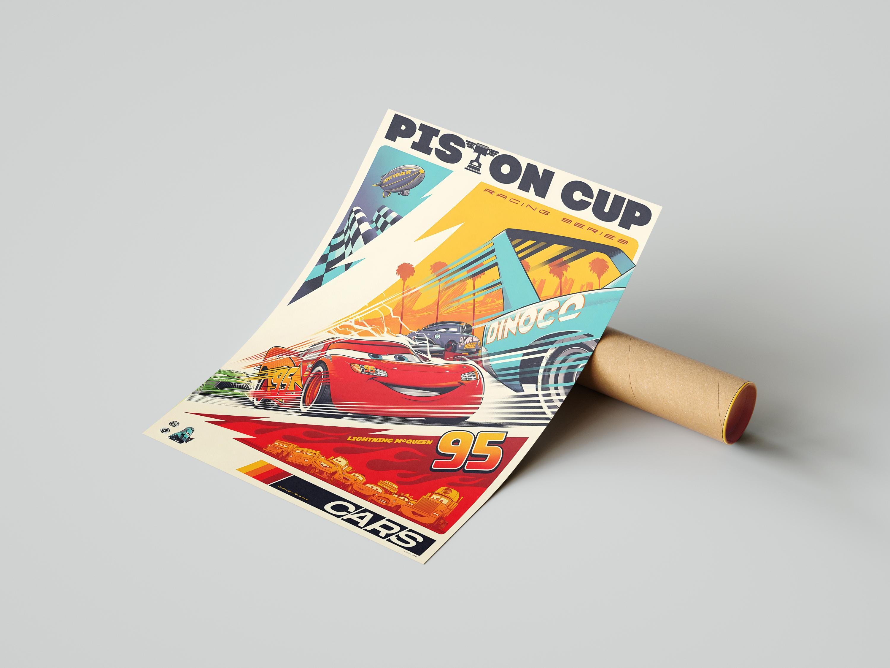 Cars Poster,animation Posters,cartoon Posters,movie Posters,kids Room ...