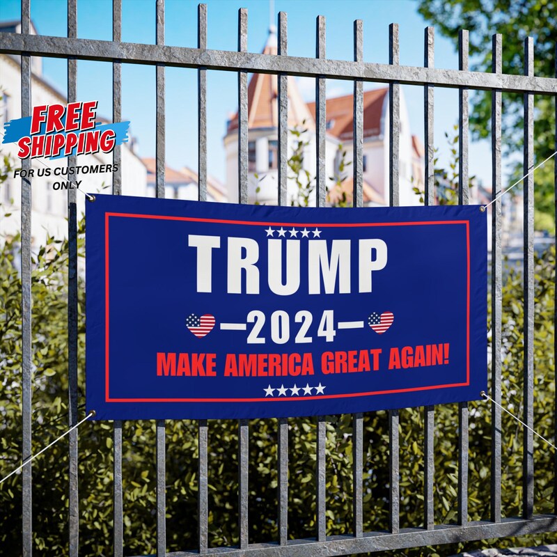 Trump 2024 Vinyl Banners - Etsy