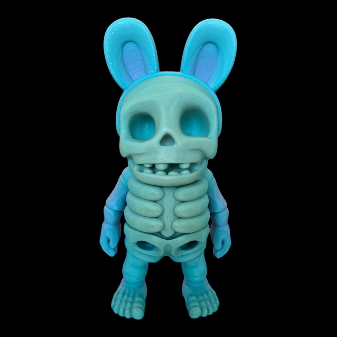 7-inch Skeleton Articulated Flexi 3d Print Toy - Etsy