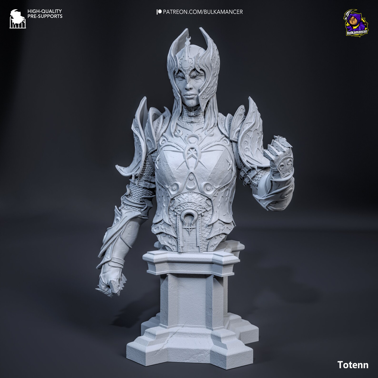 Redeemed Angel 3d Printed Figure Bulkamancer Sculpts RPG Figure RPG ...