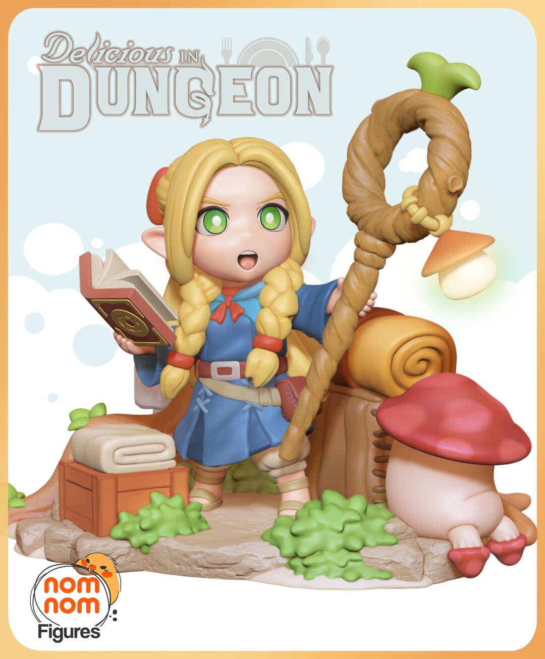 Chibi Hungry Elf 3d Printed Figure Nomnom Figures RPG Figure RPG ...