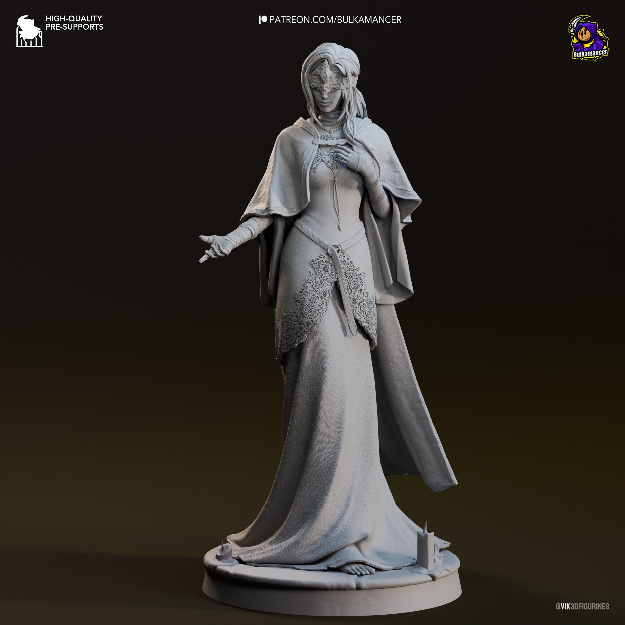 Ember Custodian 3d Printed Figure Bulkamancer Sculpts RPG Figure RPG ...