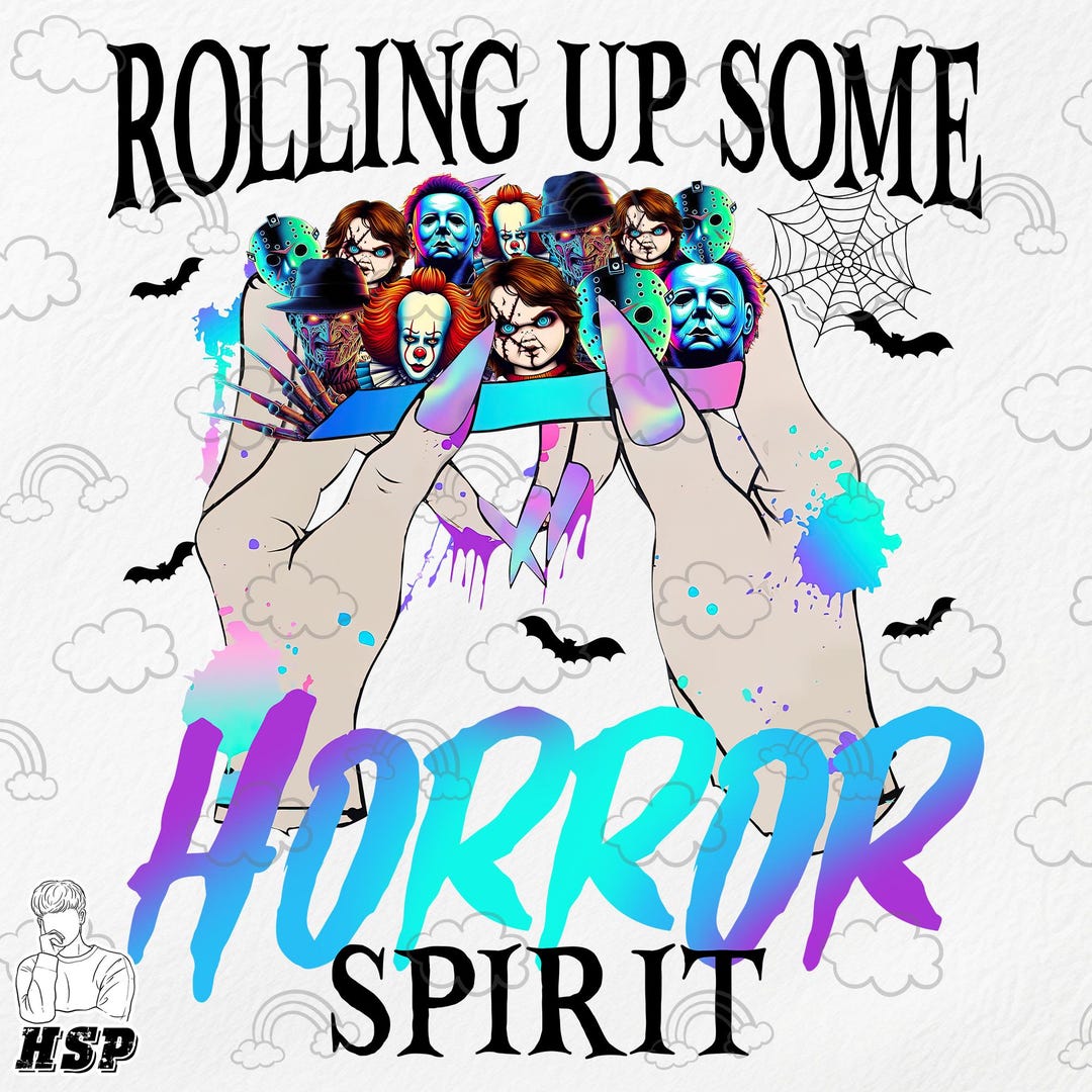 Rolling up Some Horror Spirit Png, Halloween Horror Png, Horror Movie ...