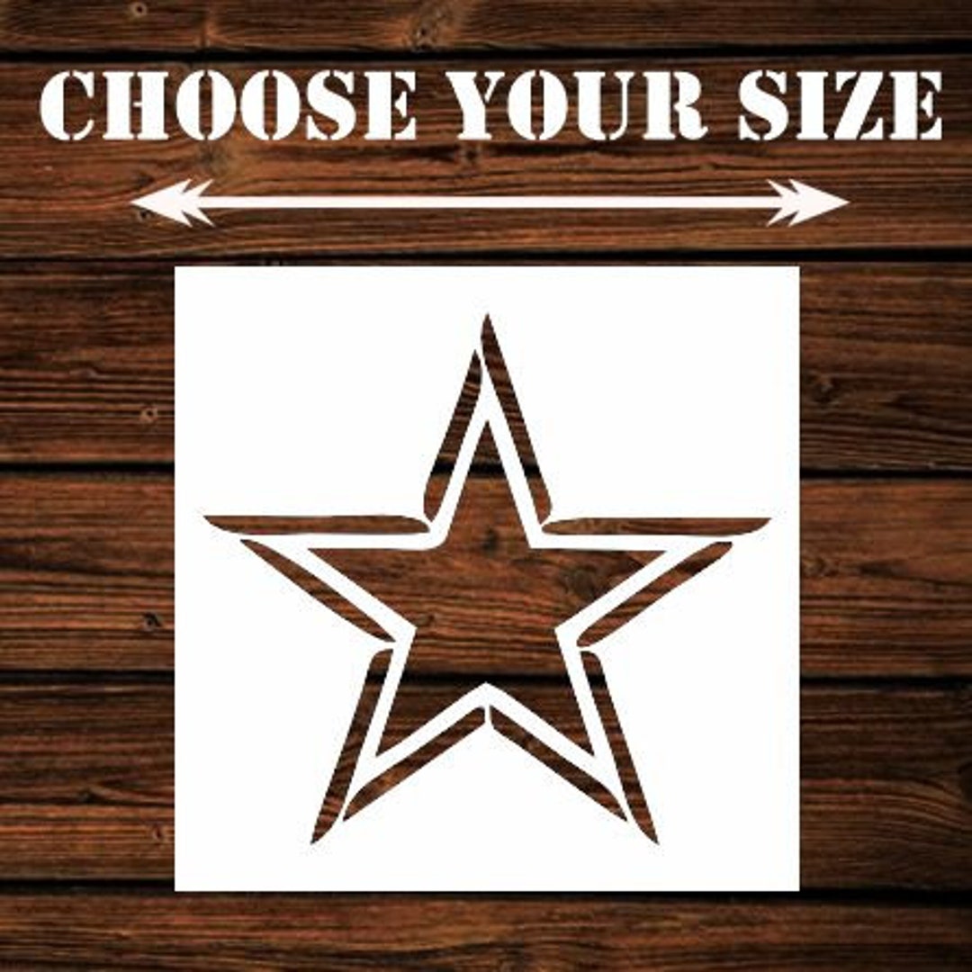 Dallas Cowboys Logo Reusable Plastic Stencil Choose a Size Free S&H ...